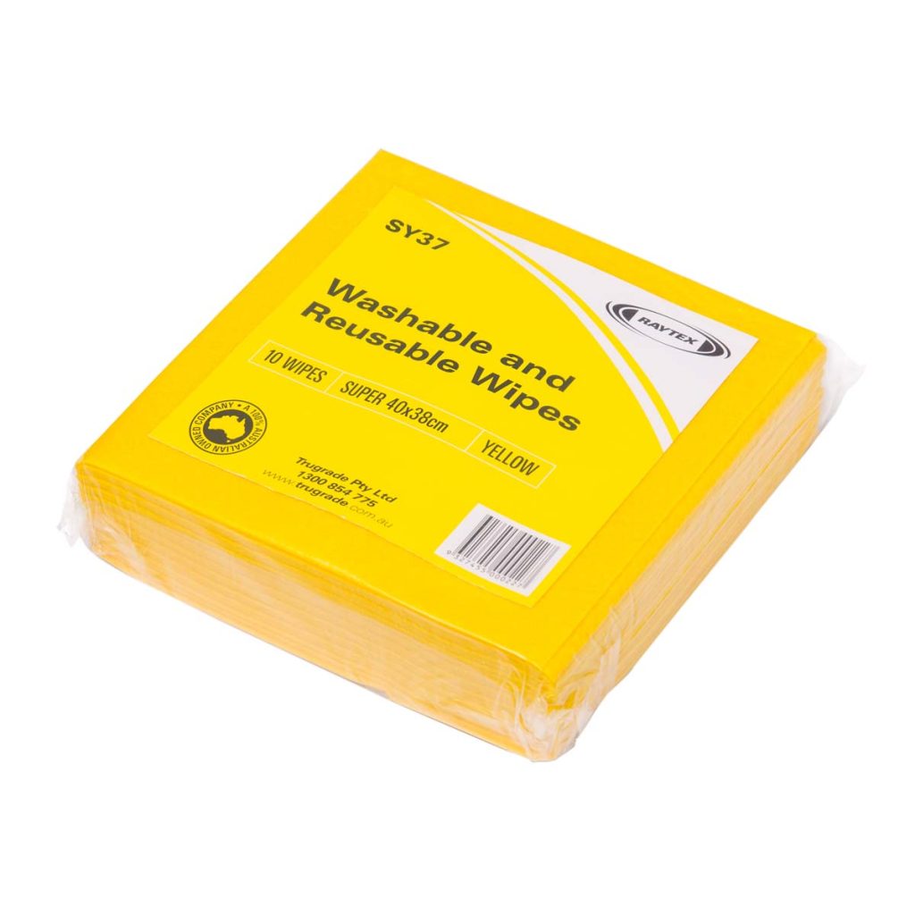 Super Duty Yellow Wipes 40cm x 38cm – Trugrade