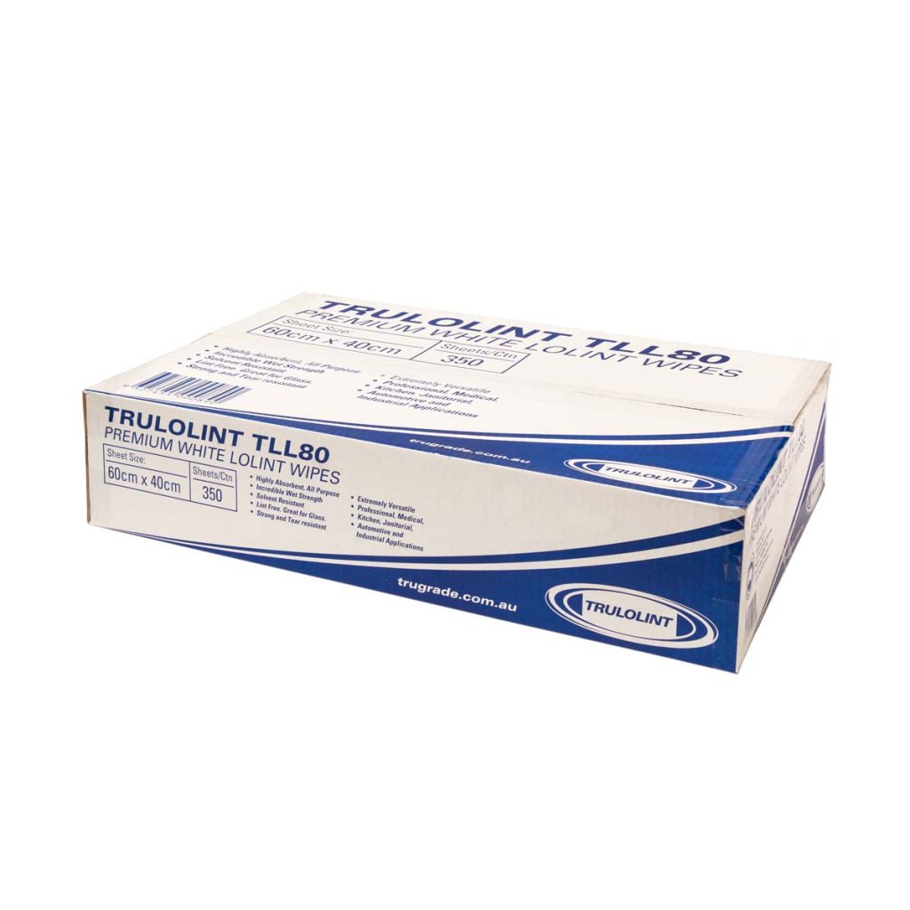 Low Lint White Wipes 40cm x 60cm – Trugrade
