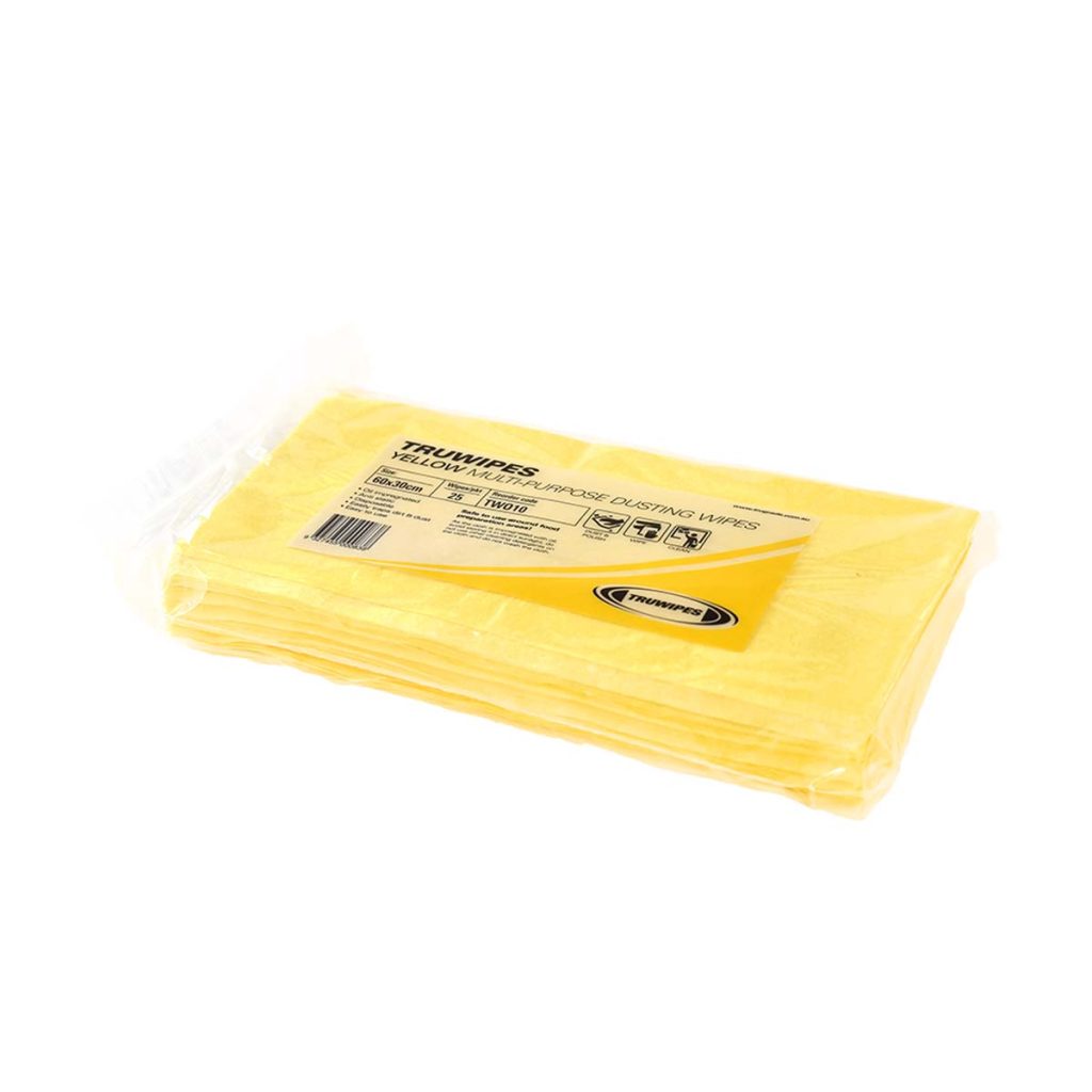 Oil Impregnated Dusting Yellow Wipes 60cm x 30cm – Trugrade