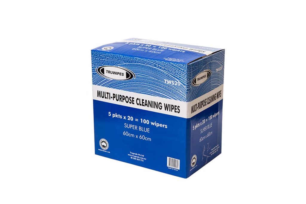 Multipurpose Super Duty Blue Wipes 60cm x 60cm – Trugrade