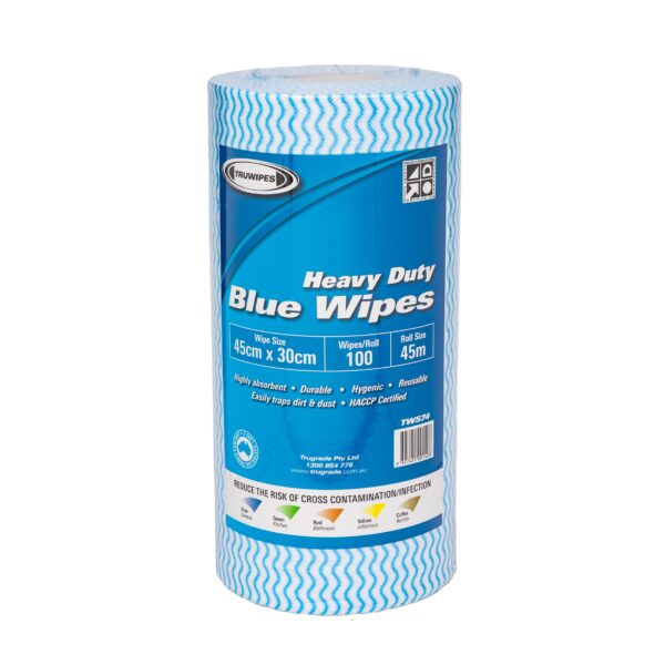 Multipurpose Heavy Duty Perforated Blue Roll 30cm x 45cm – Trugrade
