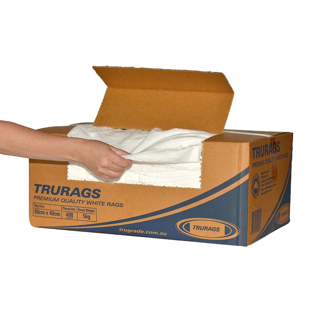 Biodegradable Multipurpose White Wipes 40cm x 60cm – Trugrade